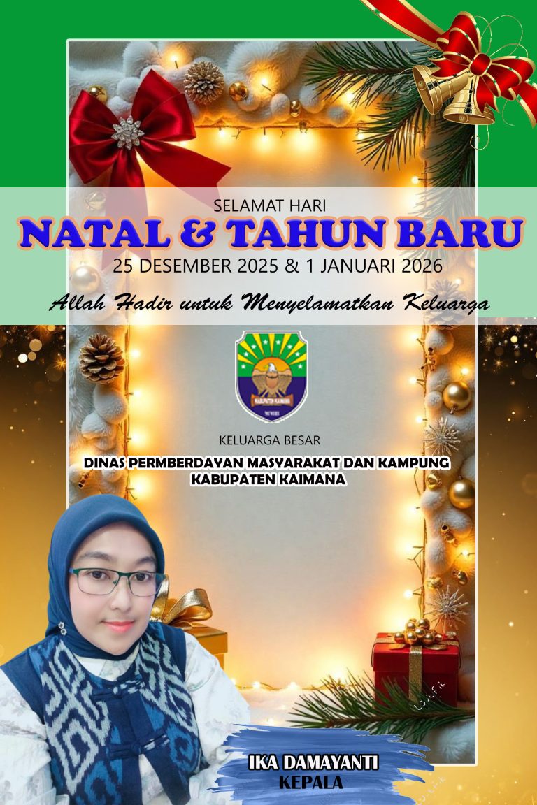 IKLAN NATAL DAN TAHUN BARU DINAS PEMEMBERDAYAAN MASYARAKAT DAN KAMPUNG ...